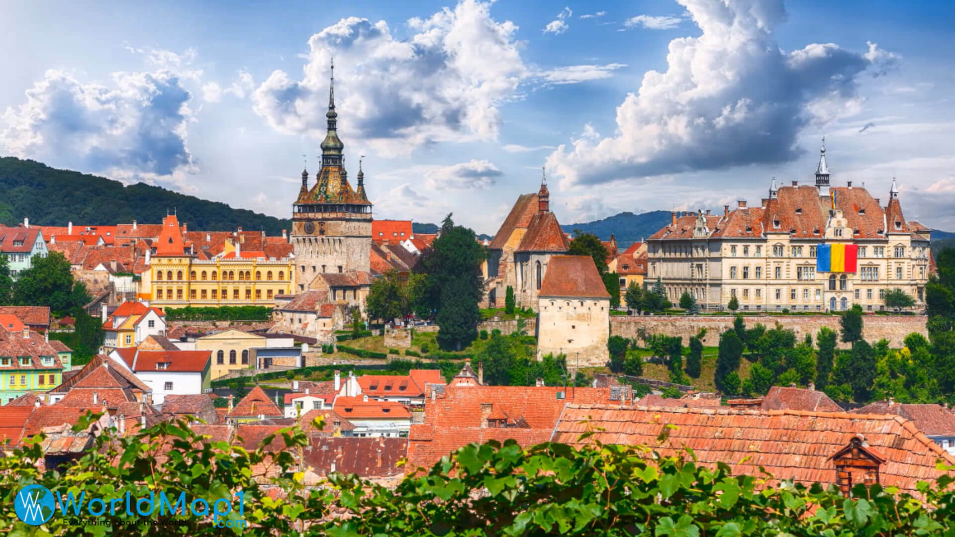Rumänien Karte zum kostenlosen Ausdrucken