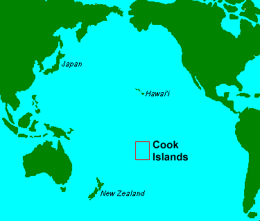 Cookinseln Karte