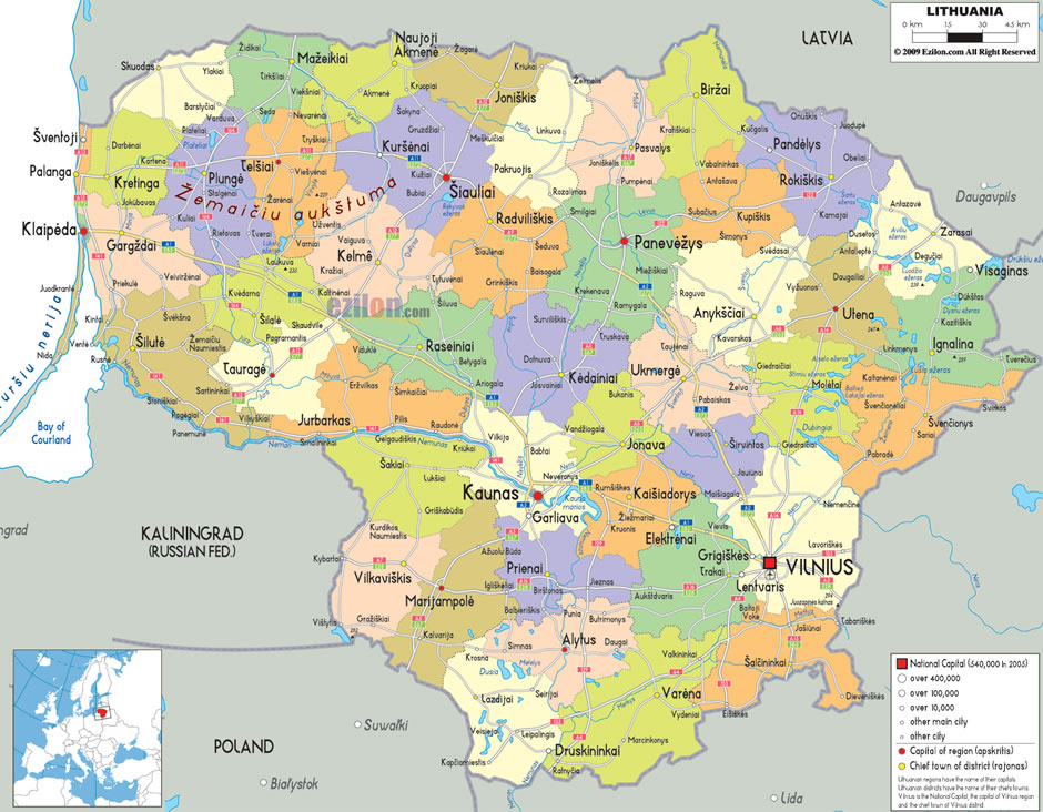Vilnius Karte