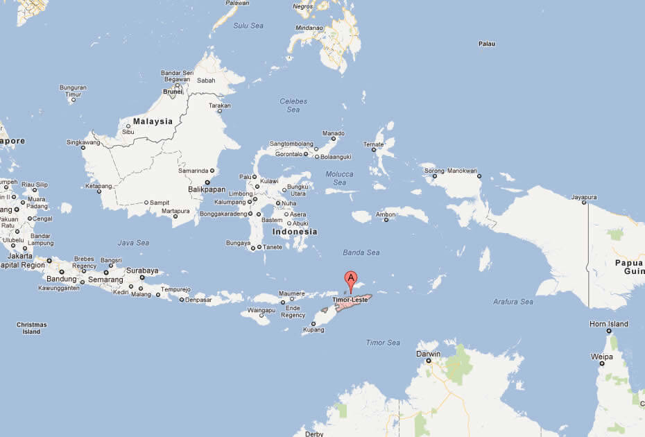 Osttimor Karte
