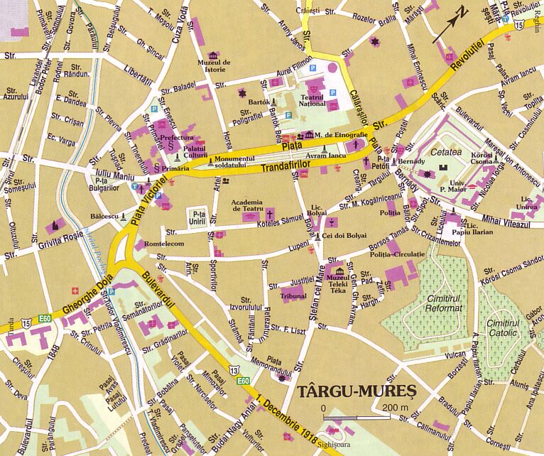 Targu Mures Karte