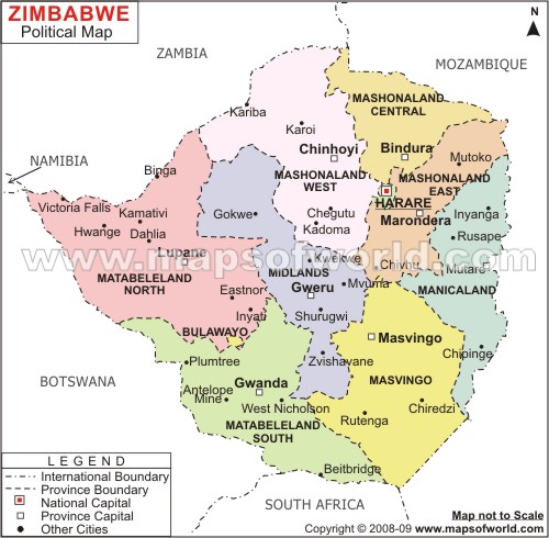 Harare Karte