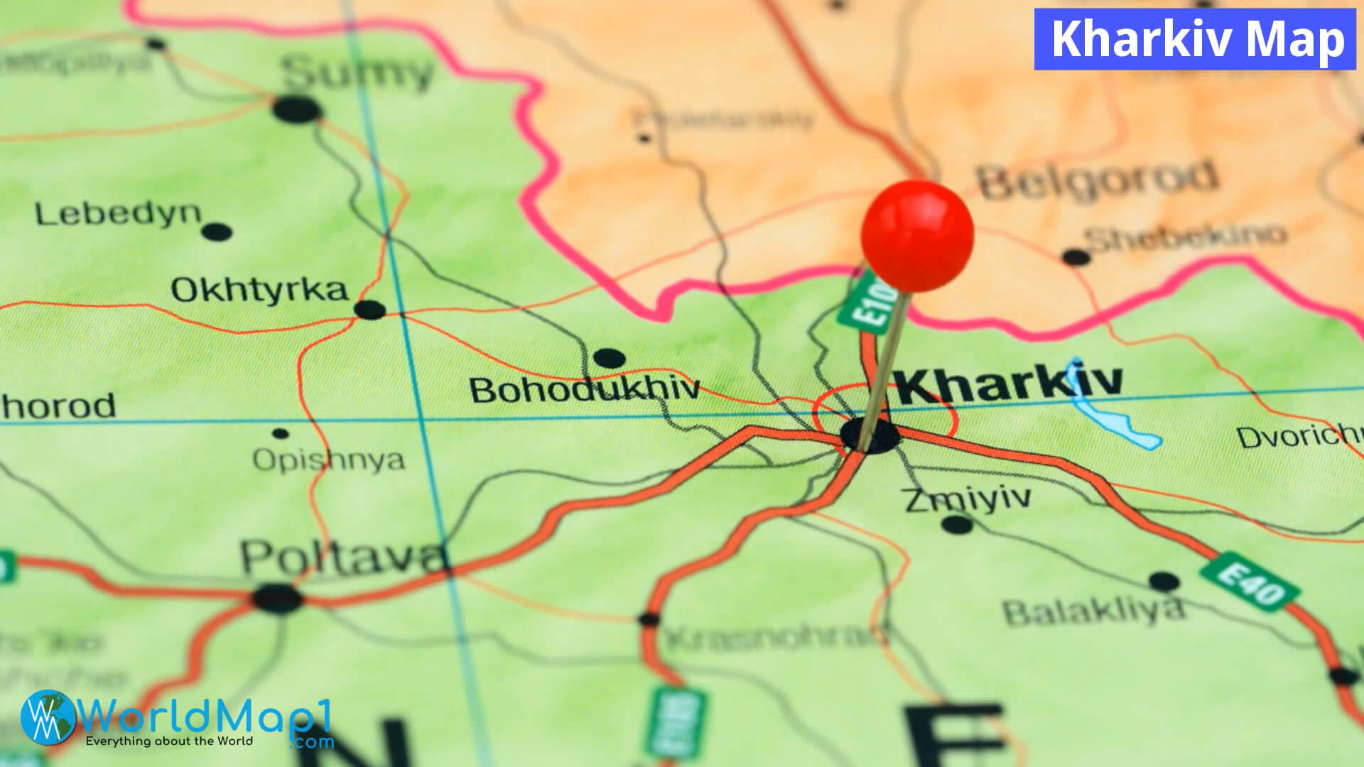 Kharkiv Karte