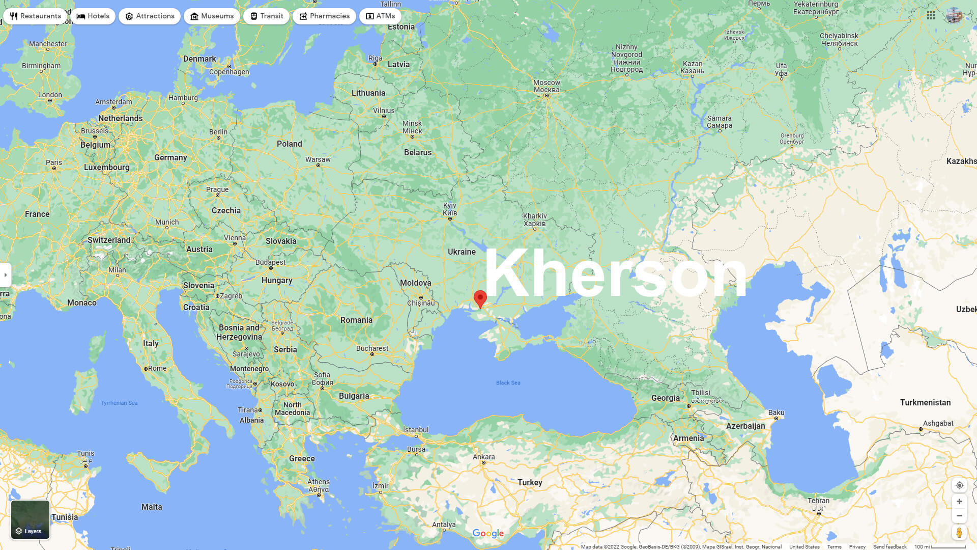 Kherson Karte